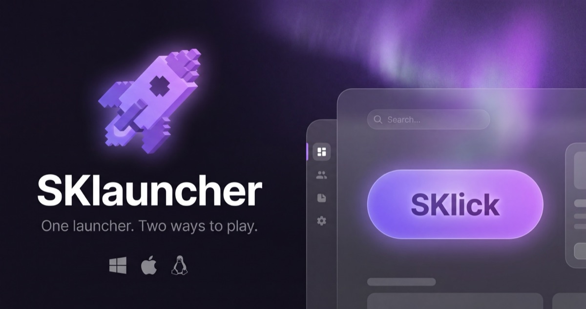 SKlauncher. Jeden launcher Minecraft, dwa sposoby gry